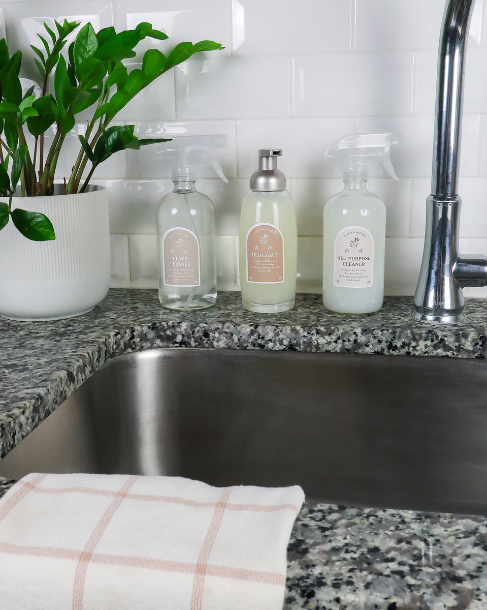 Non-Toxic Cleaning Labels and Recipes - Castile Soap – Kasha Home